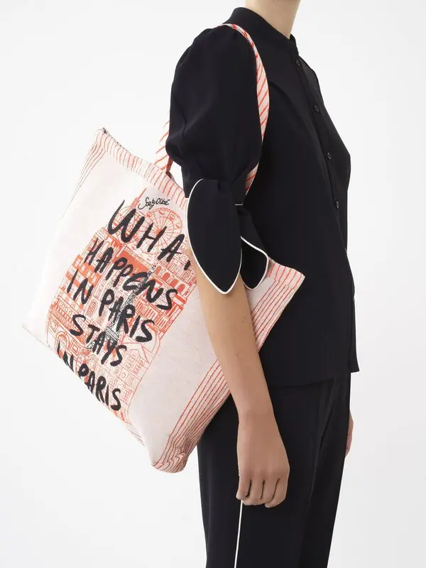 See By Chloé Letter Printed Shoulder Bag
