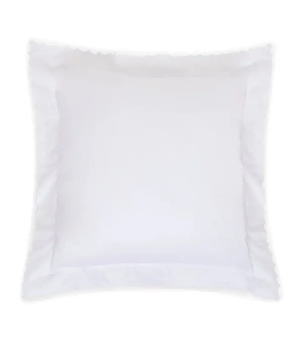Loretta Caponi Dots Square Pillowcase - White