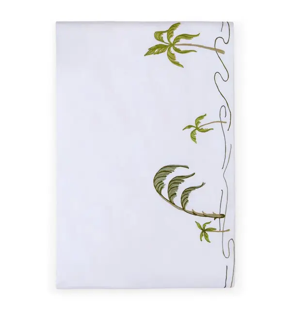 Loretta Caponi Garden Of Eden Super King Duvet Cover - White