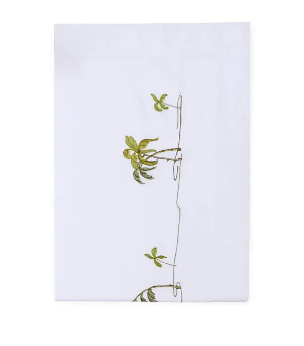 Loretta Caponi Garden Of Eden Super King Flat Sheet