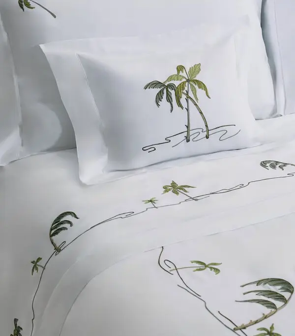 Loretta Caponi Garden Of Eden Super King Flat Sheet