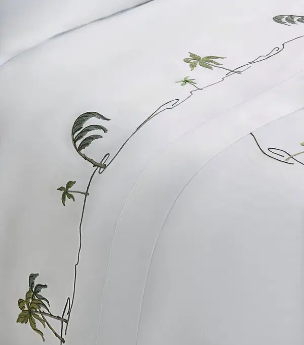 Loretta Caponi Garden Of Eden Super King Flat Sheet
