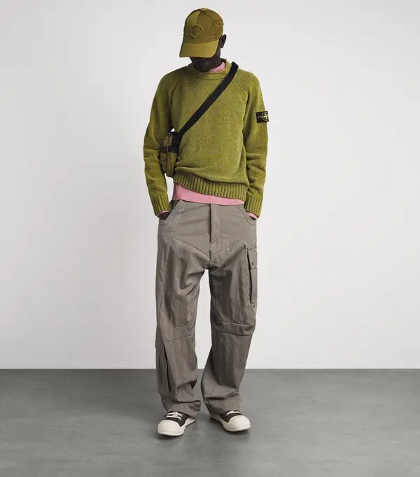Stone Island Coated-nylon Logo Cross-body Bag