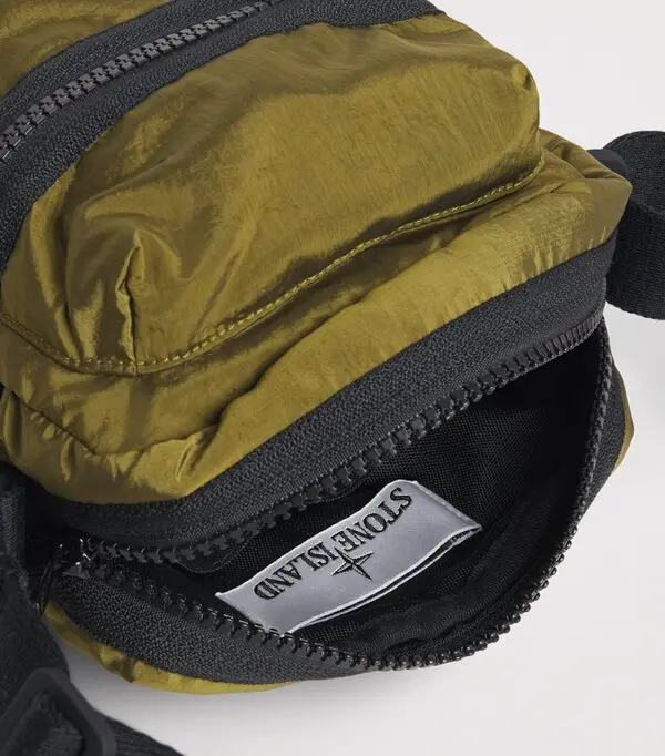 Stone Island Coated-nylon Logo Cross-body Bag