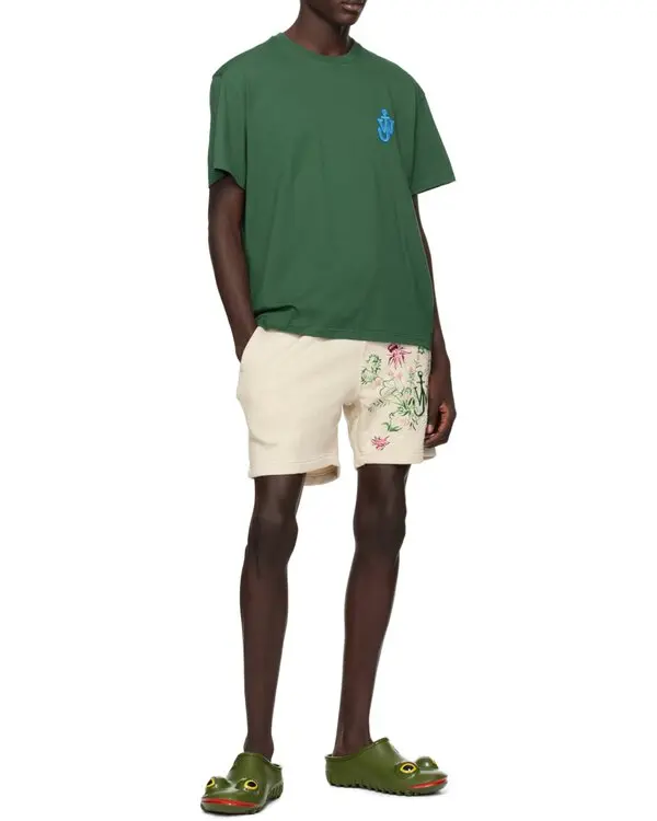 J.W.ANDERSON Pol Anglada Logo Embroidered Drawstring Shorts