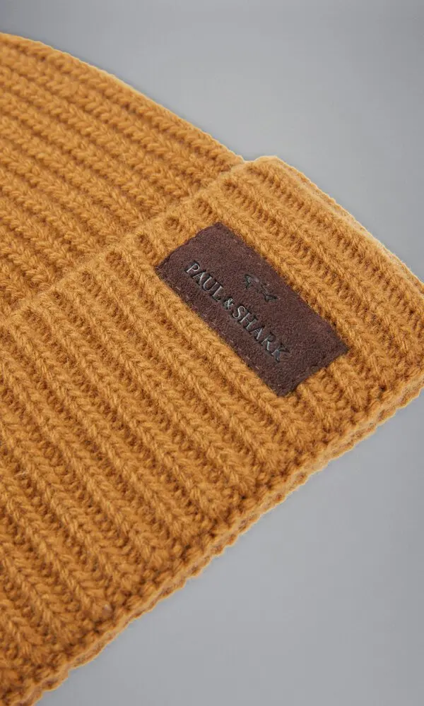 Paul & Shark Logo Beanie - Orange