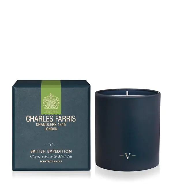 CHARLES FARRIS British Expedition Scented Candle - Navy