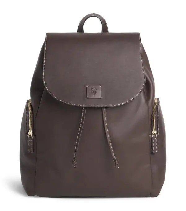 Eleventy Leather Backpack