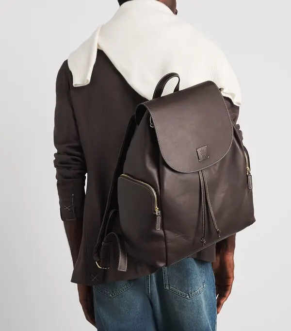 Eleventy Leather Backpack