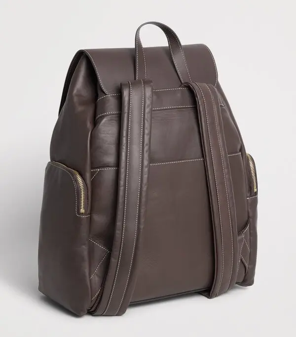 Eleventy Leather Backpack