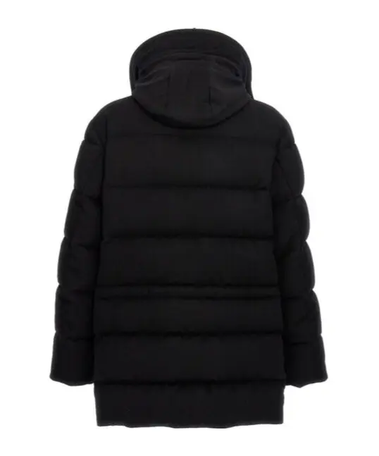 MOORER Davide-lsl Hooded Down Jacket - Black