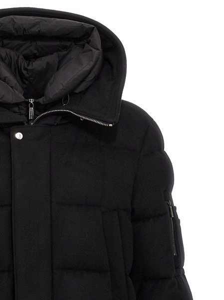 MOORER Davide-lsl Hooded Down Jacket - Black