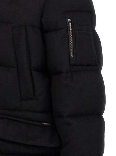 MOORER Davide-lsl Hooded Down Jacket - Black