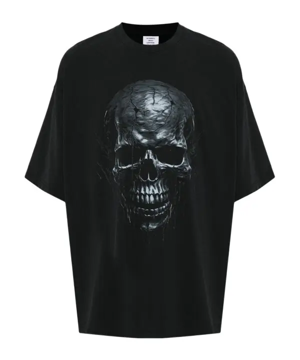 Vetements Skull Printed Oversized T-shirt