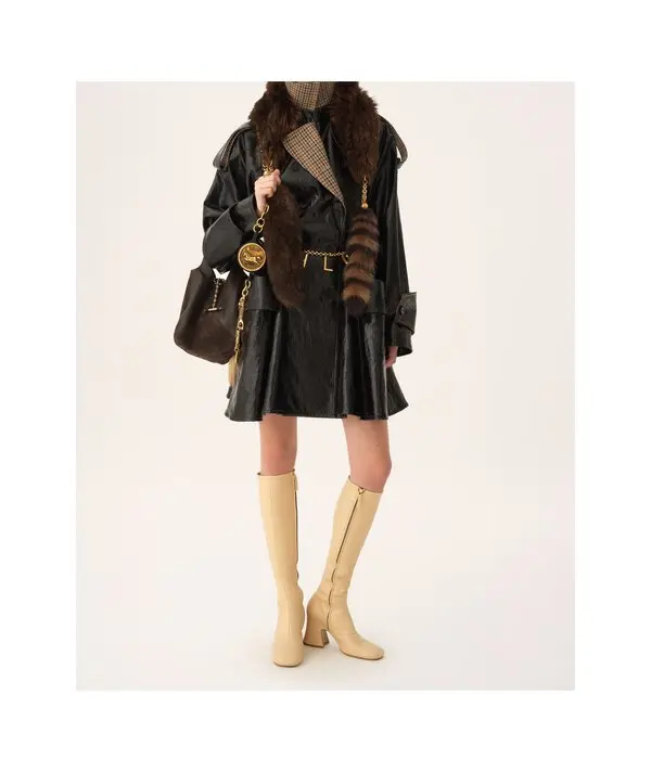 Chloé Double-breasted Short Riding Coat