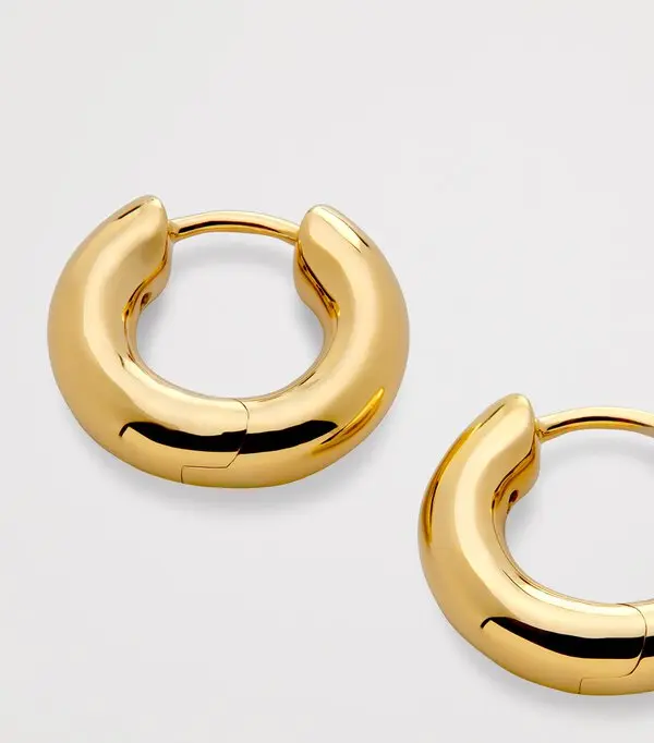 Monica Vinader Vermeil Huggie Hoop Earrings