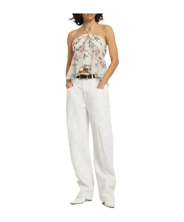 Isabel Marant Étoile Gabao Printed Cotton Top