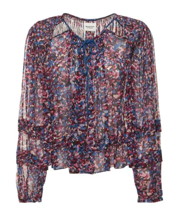 Isabel Marant Étoile Felipa Printed Viscose Top - Multicolor