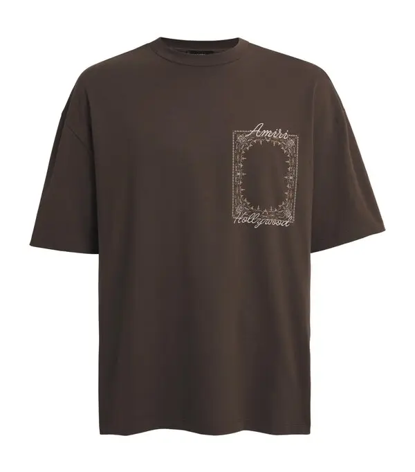 Amiri Cotton Quad Bandana T-shirt