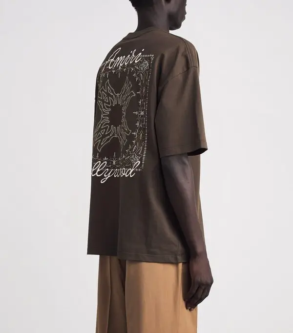 Amiri Cotton Quad Bandana T-shirt