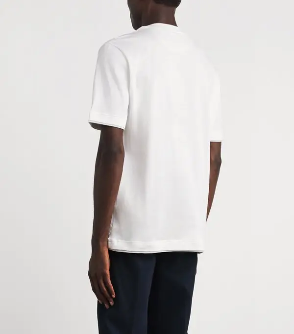 Eleventy Giza Cotton Layered T-shirt