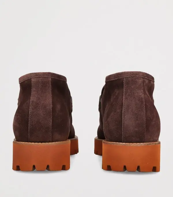 Valentino Garavani Suede Lord Chunky Loafers