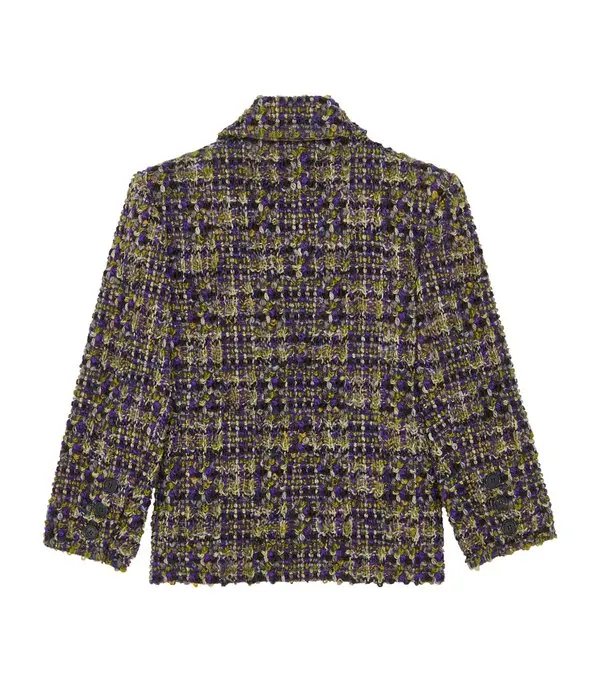Saint Laurent Tweed Single-breasted Blazer