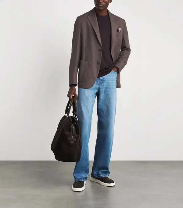Eleventy Silk-cashmere Unstructured Blazer