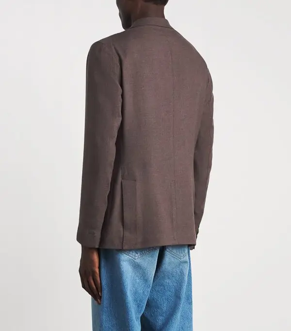 Eleventy Silk-cashmere Unstructured Blazer