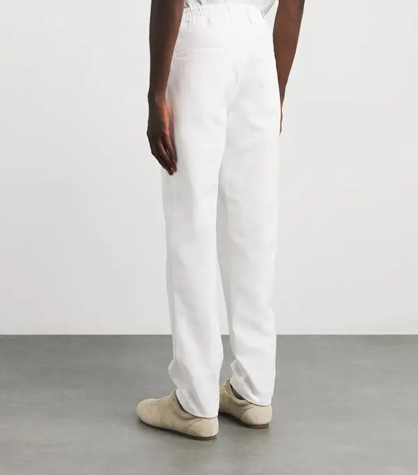 Eleventy Stretch-cotton Elasticated Trousers