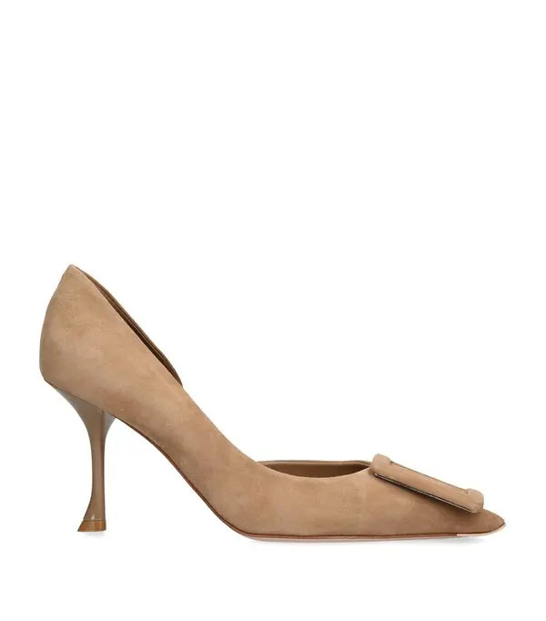 ROGER VIVIER Suede Viv In The City Pumps 85