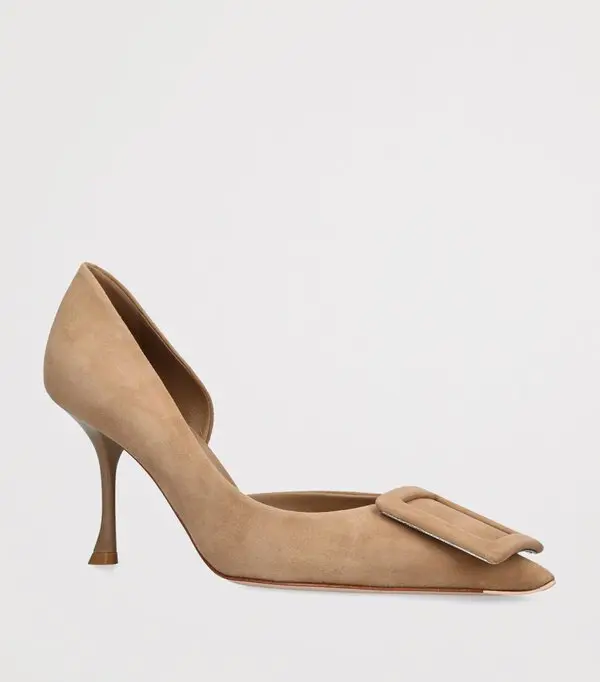 ROGER VIVIER Suede Viv In The City Pumps 85