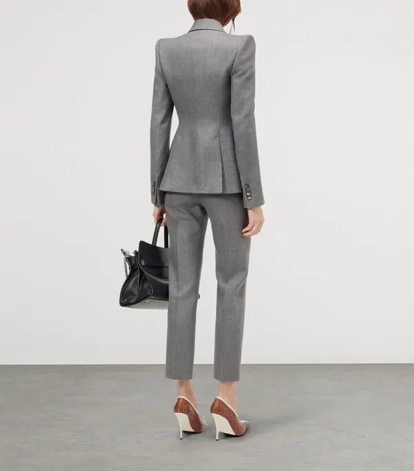 Alexander McQueen Wool Single-breasted Blazer