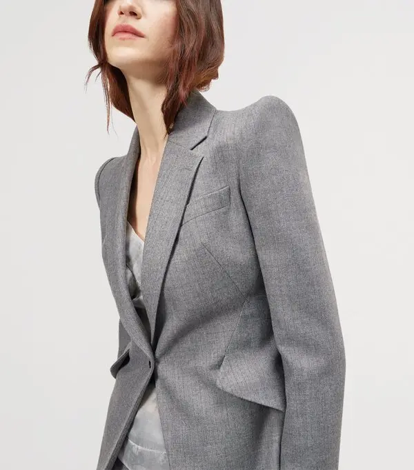 Alexander McQueen Wool Single-breasted Blazer