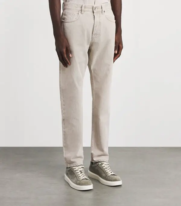 Eleventy Cotton Slim Jeans - Green