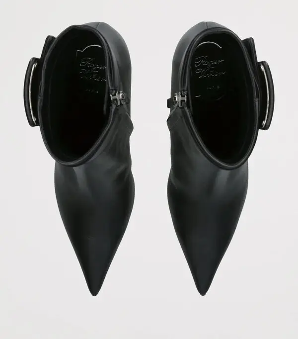 ROGER VIVIER Leather Ankle Boots