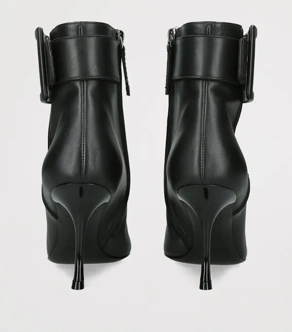 ROGER VIVIER Leather Ankle Boots