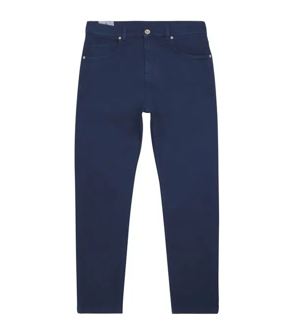 Eleventy Stretch-cotton Slim Jeans