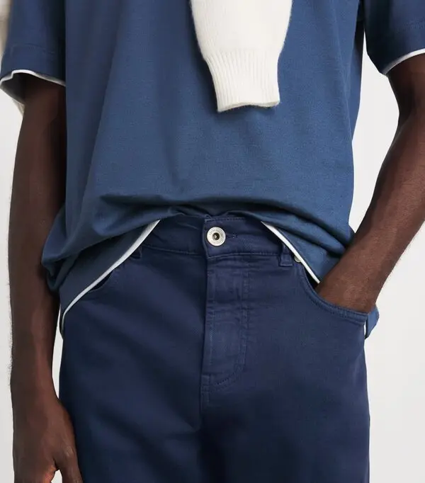Eleventy Stretch-cotton Slim Jeans