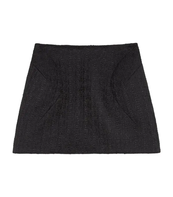 Alexander McQueen Wool-blend Tweed Mini Skirt