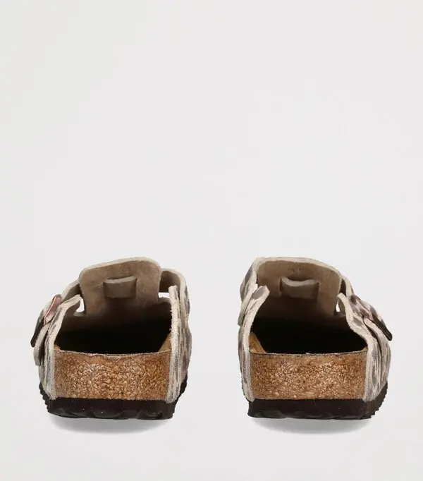 BIRKENSTOCK Suede Boston Clogs