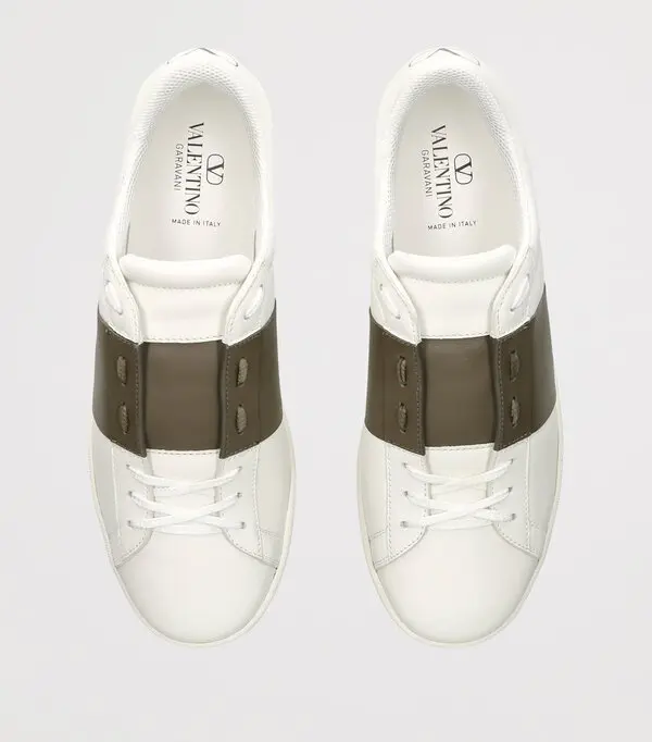 Valentino Garavani Leather Open Royco Sneakers