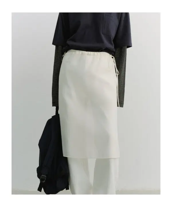 DUNST Drawstring Midi Skirt