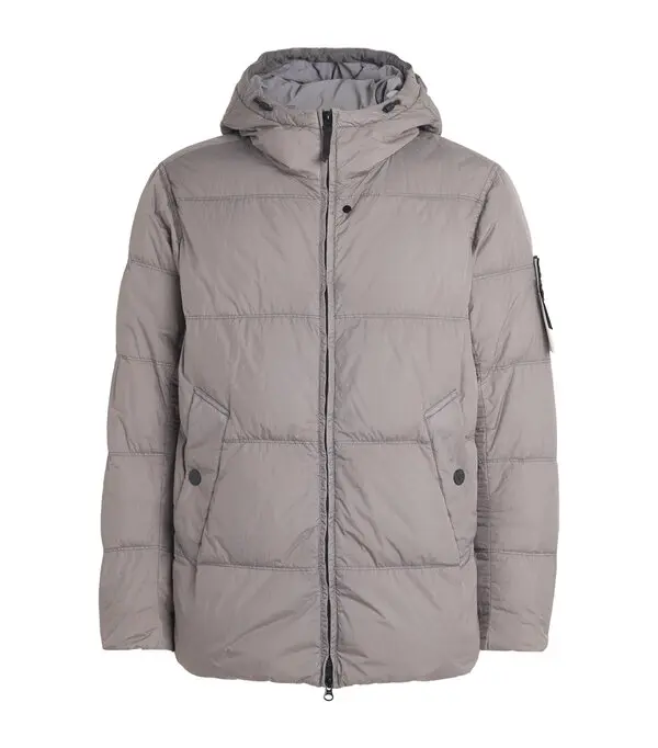 Stone Island Crinkle Reps Ny Puffer Jacket - Grey