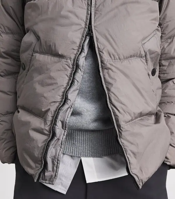 Stone Island Crinkle Reps Ny Puffer Jacket - Grey