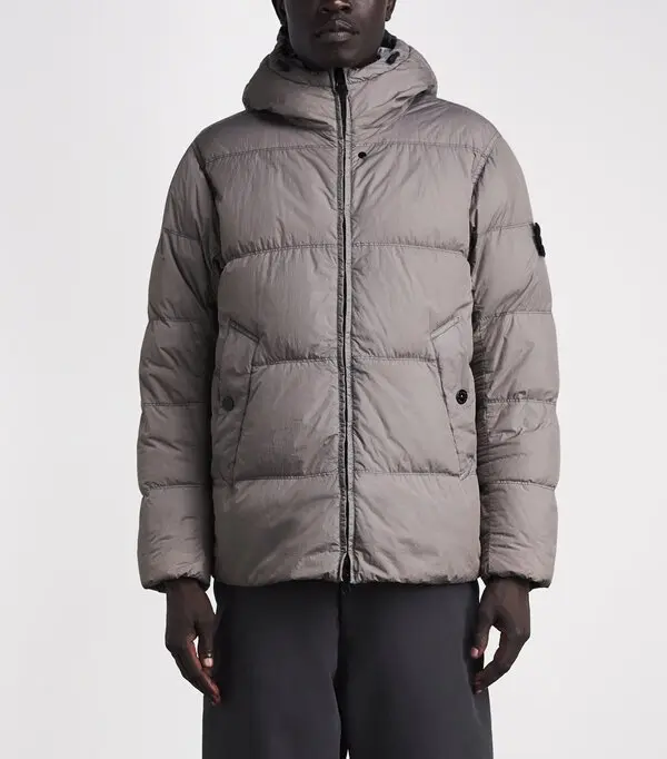 Stone Island Crinkle Reps Ny Puffer Jacket - Grey