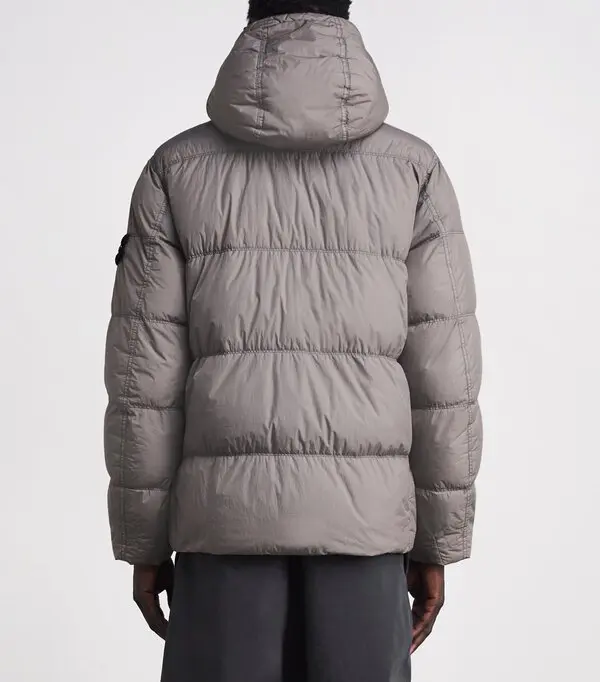 Stone Island Crinkle Reps Ny Puffer Jacket - Grey