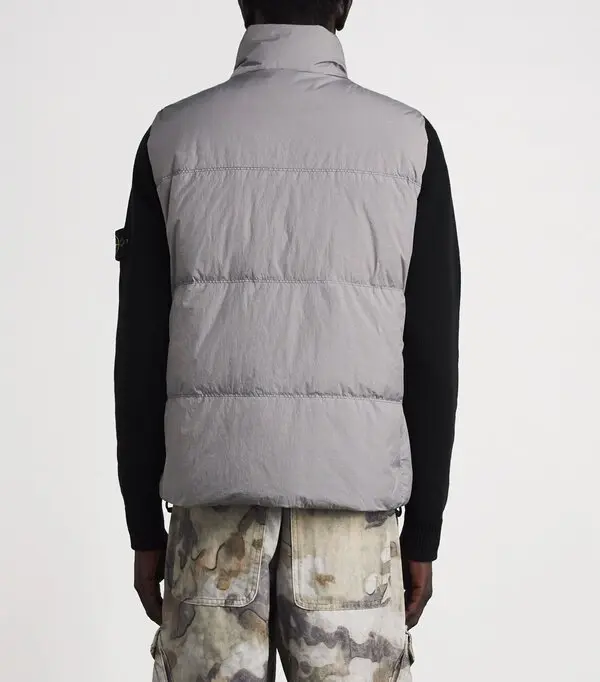 Stone Island Down-fill Crinkle Reps Ny Gilet