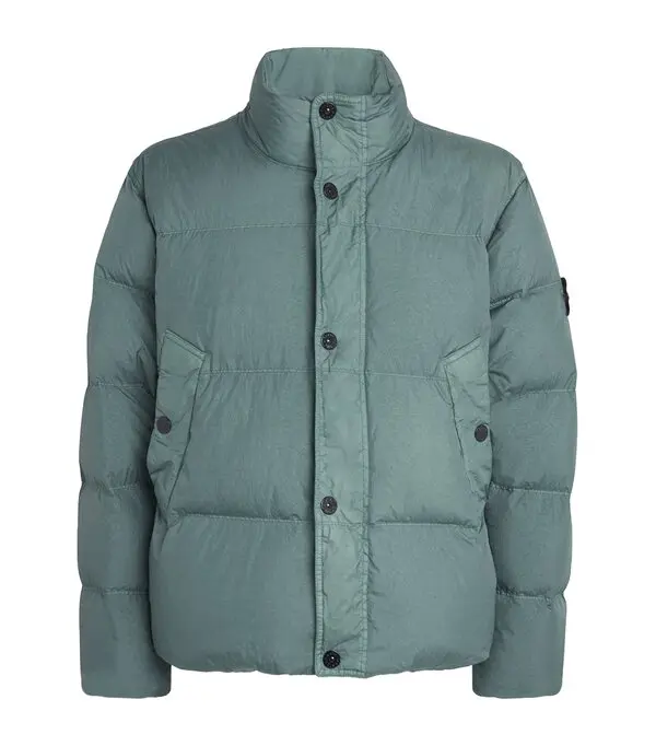 Stone Island Garment-dyed Down Jacket