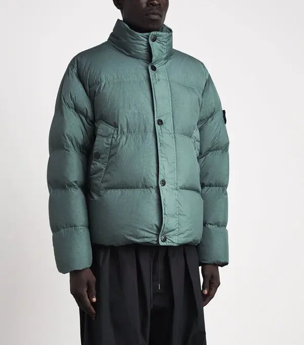 Stone Island Garment-dyed Down Jacket